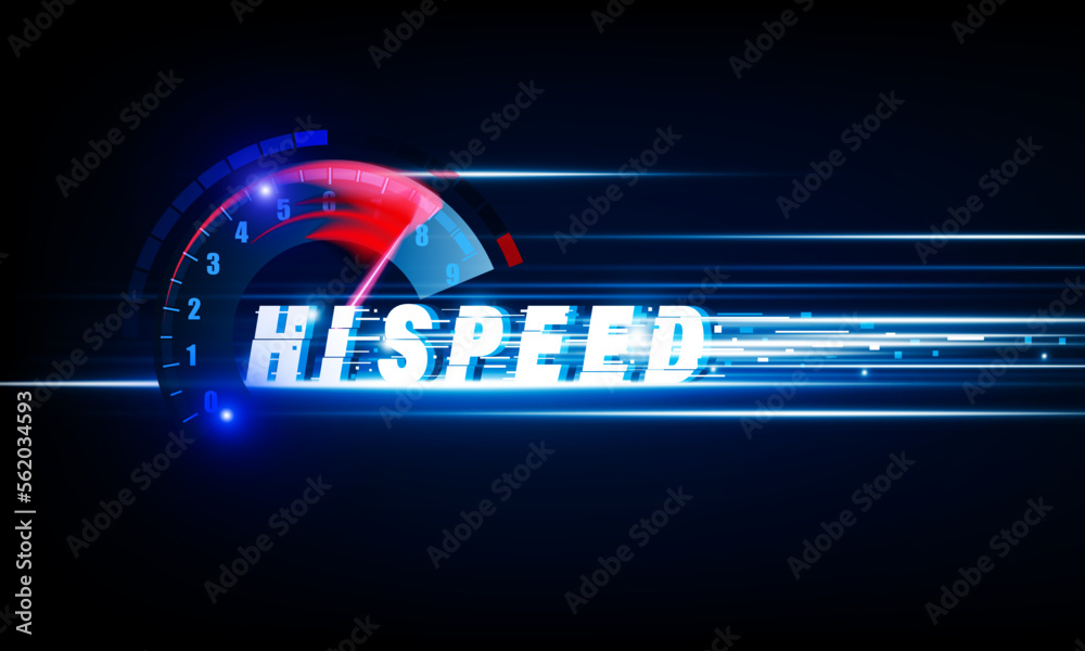 Speedometer speed car auto dashboard design. Speed meter abstract ...
