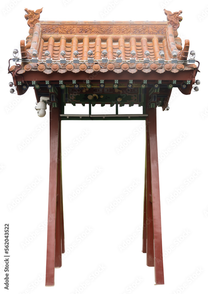 Isolated PNG cutout of a beautiful Chinese gate on a transparent ...