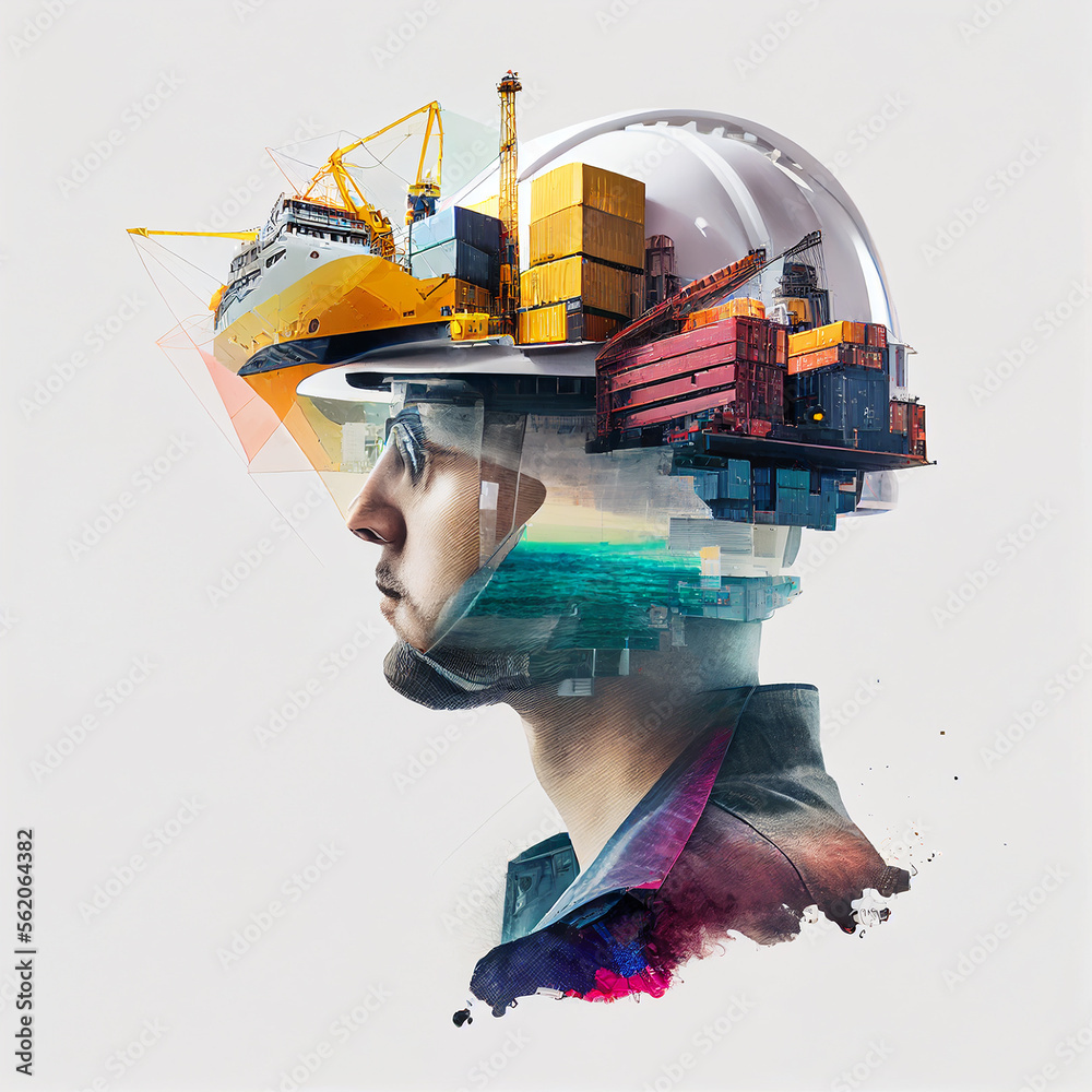 Future of Container ship loading and unloading, Cargo construction ...