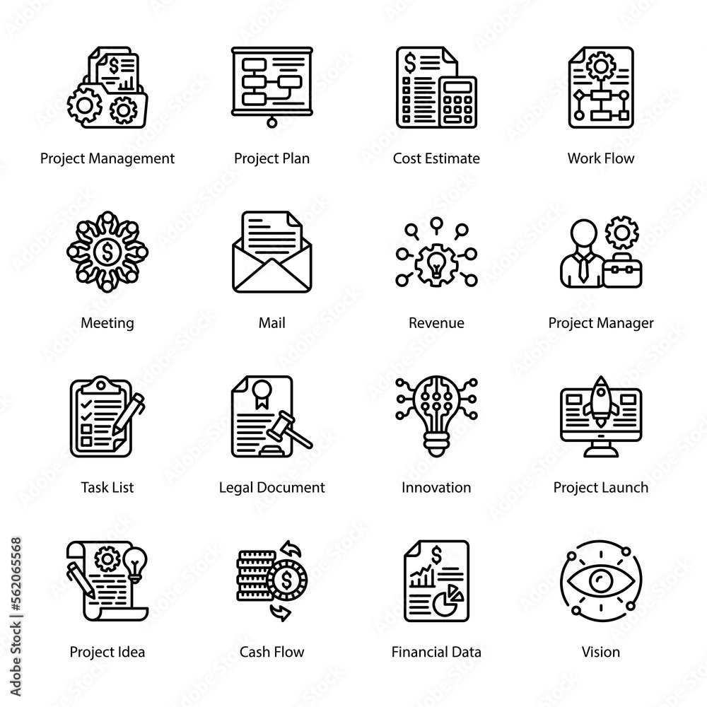 Project Management, Project Plan, Cost Estimate, Work Flow, Meeting ...