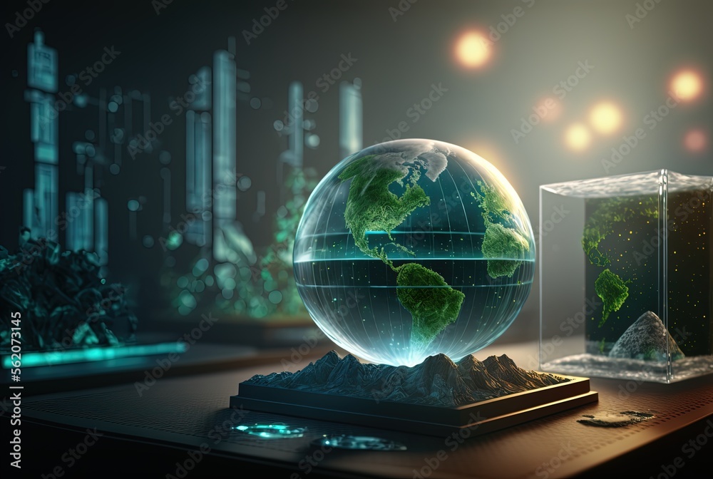 world of hologram interface idea for world with future technology ...