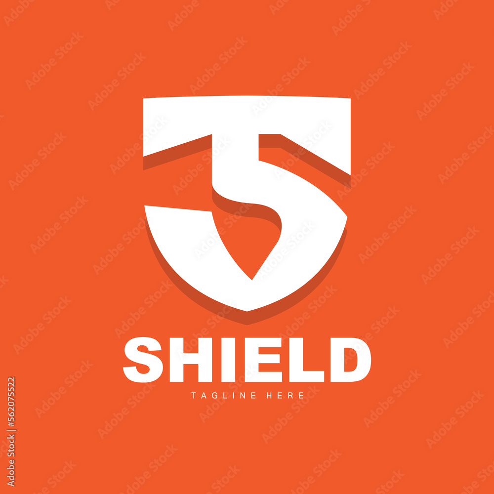 Shield Logo, Antivirus Protection Security Vector, Simple Gaming Logo ...