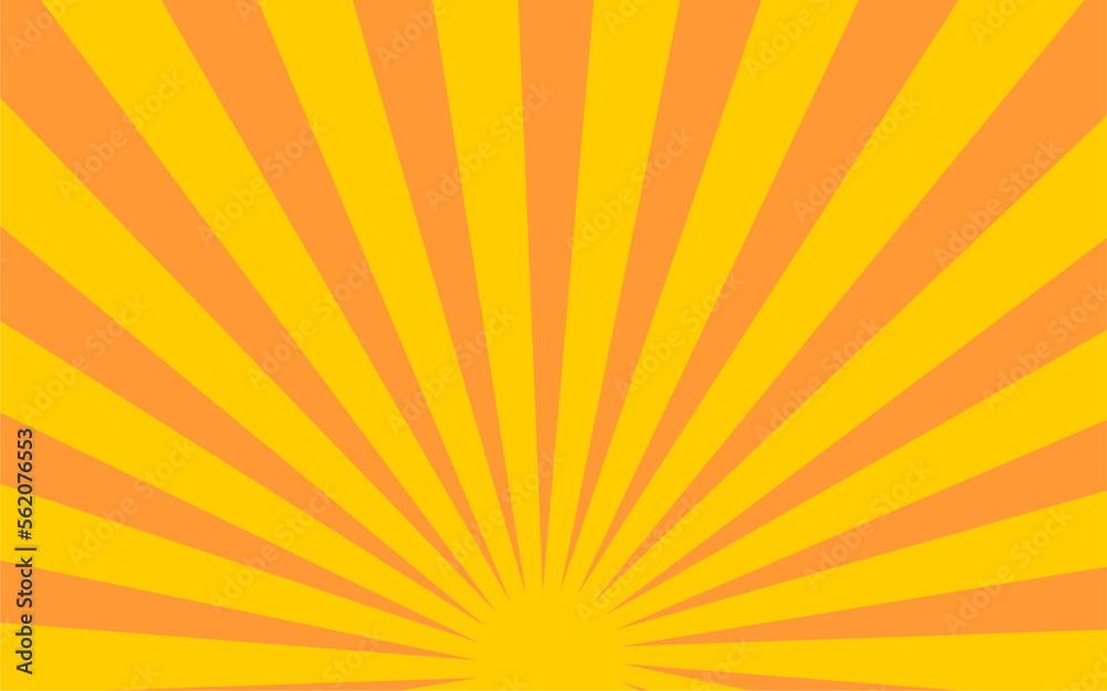 red Sunburst for the background. flag of japanese. The rising sun ...