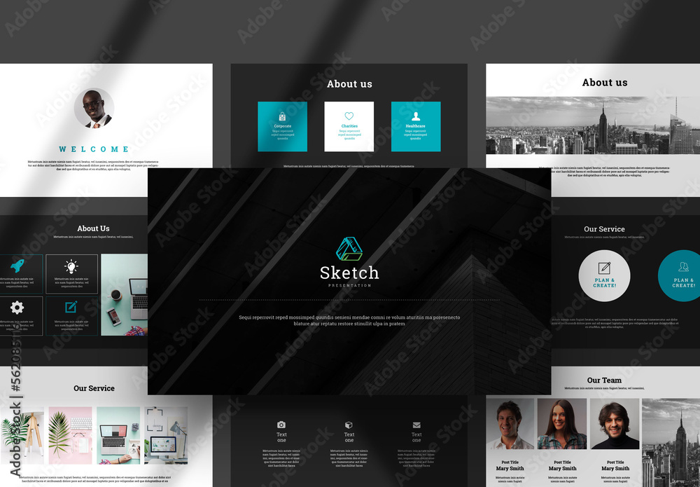 Multipurpose Presentation Layout Stock Template | Adobe Stock