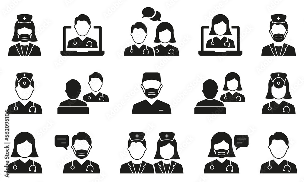 Medical Patient Silhouette