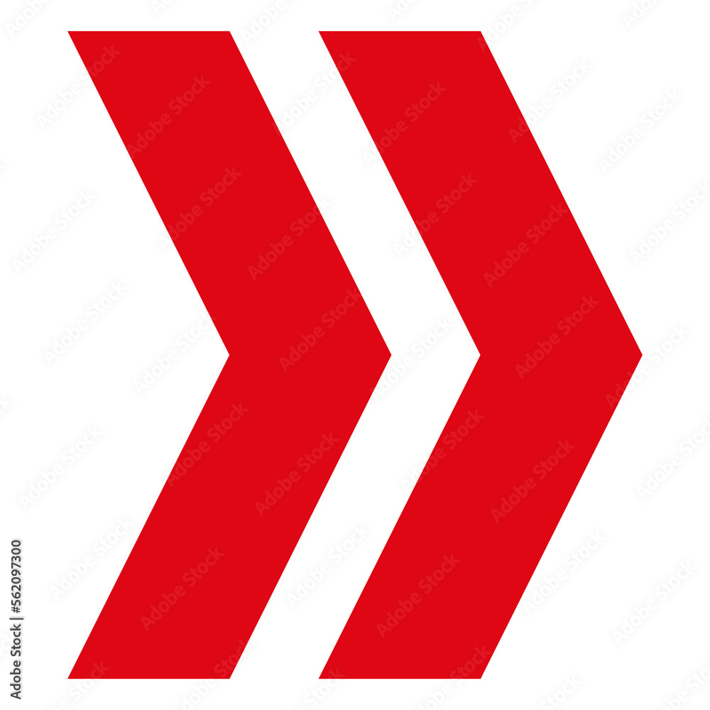 Pointer Directional arrow sign on Transparent Background Stock ...