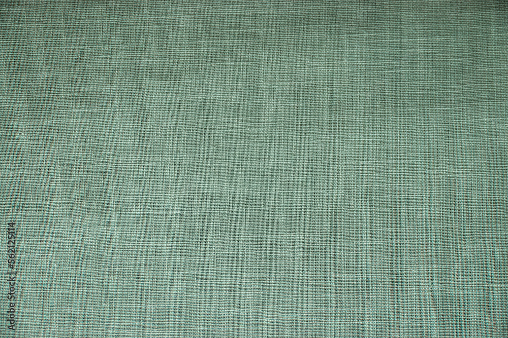 Green linen fabric texture Stock Photo | Adobe Stock