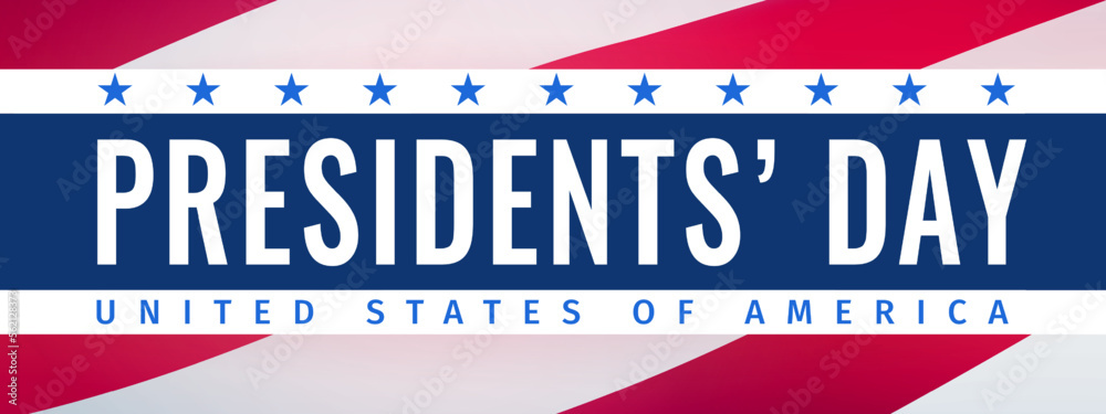 Happy Presidents Day. Umited States of America. Washington birthday ...