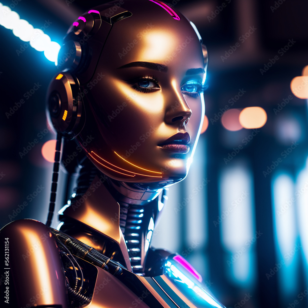 A human-like android. A beautiful female robot. The extermination of ... A human-like android. A beautiful female robot. The extermination of ...