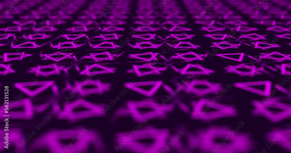 spinning-triangle background looping animation 4K resolution Stock ...