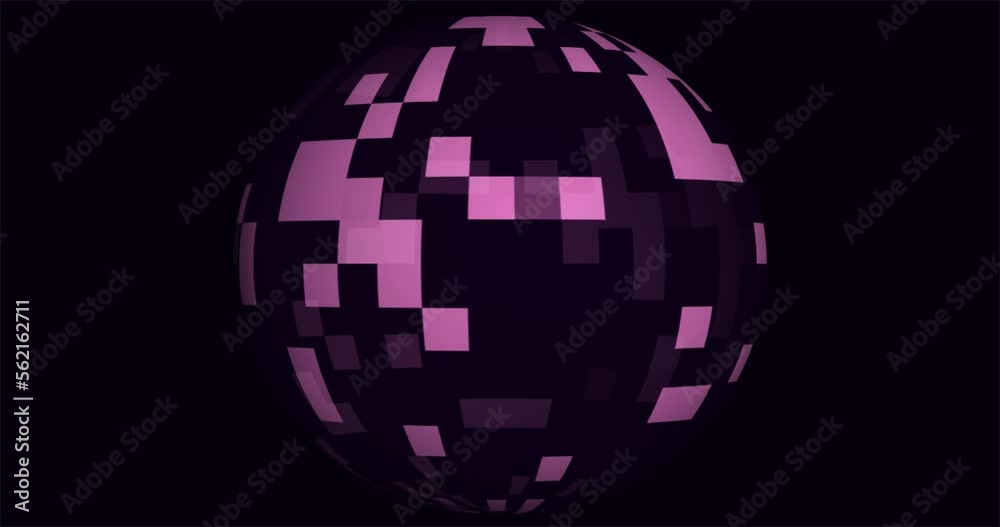 Disco pixel light bulb background animation Stock ビデオ | Adobe Stock