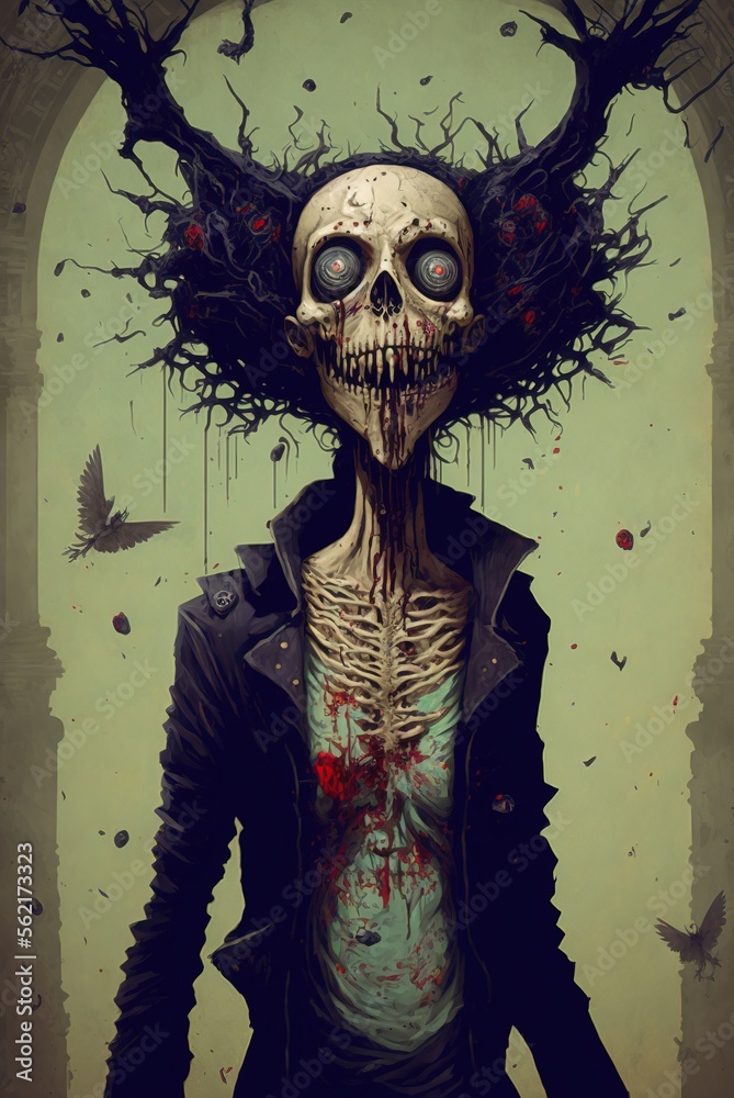 Mafia family zombie portrait with undying devotion to looking ...