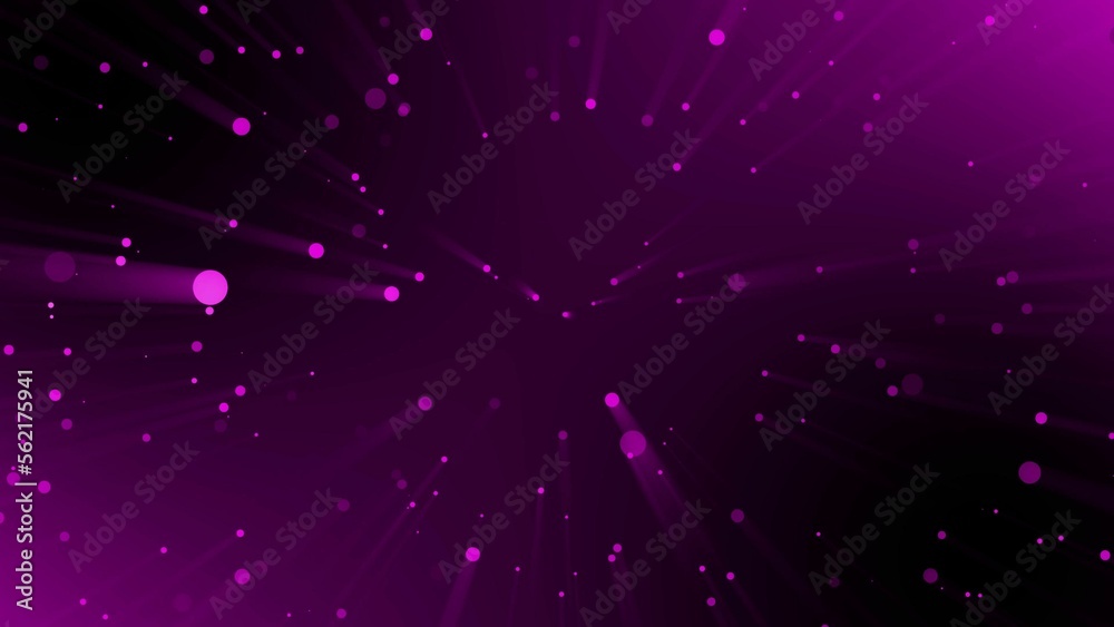 Purple color abstract particles background. animated particles motion ...