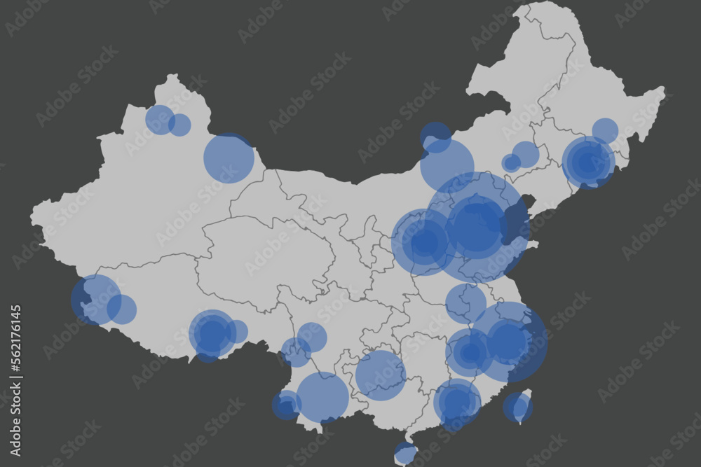 Vetor de urban zoning analysis, urban zoning analytic, china urban ...