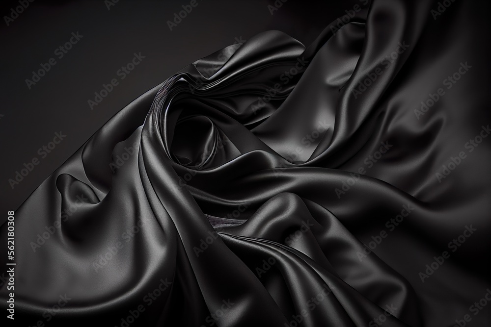 black silk background Stock Illustration | Adobe Stock