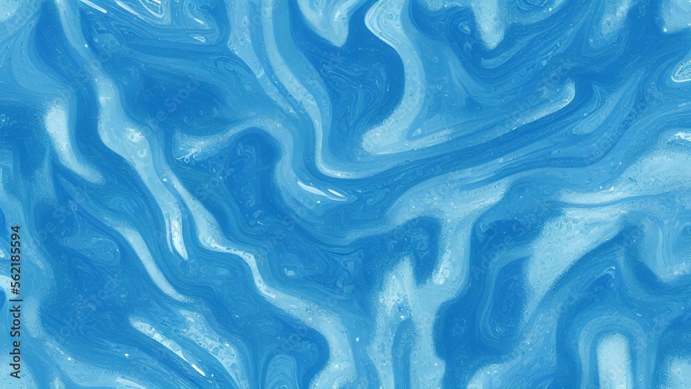 Wavy blue background. Blue marbling background illustration. Stock ...
