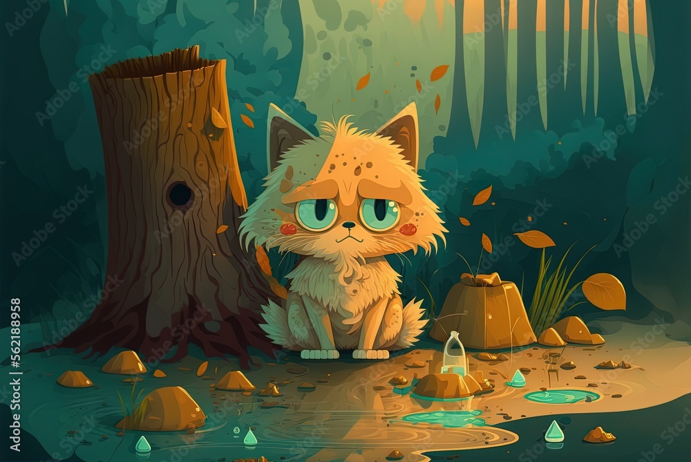 Environment idea nature pollution preserve earth planet Oil-stained ...