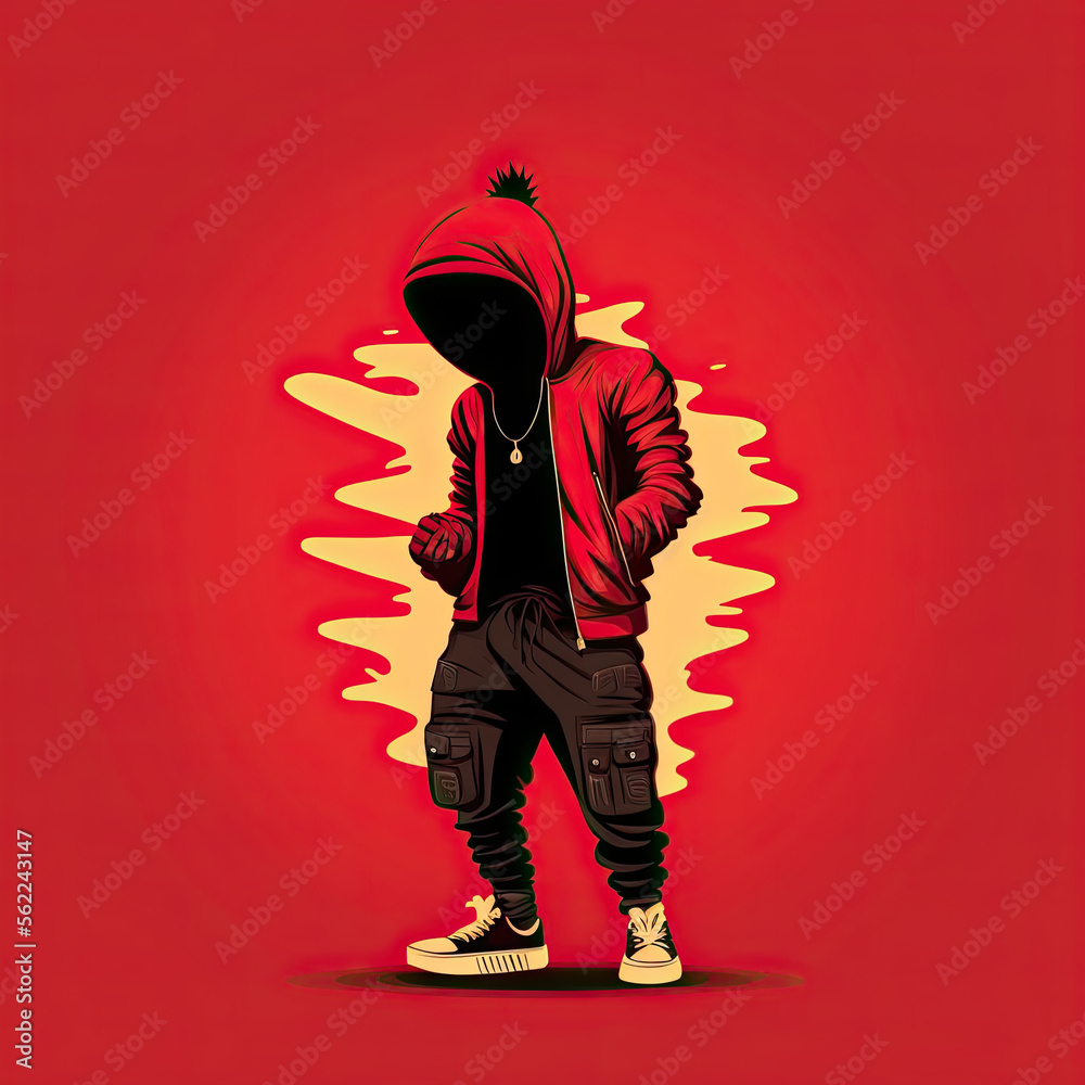 Hype Beast Cartoon Design Stock Illustration | Adobe Stock