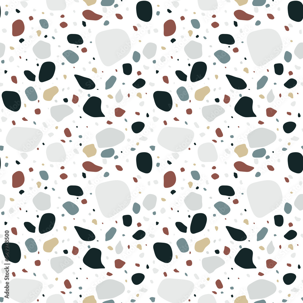 Terrazzo texture classic Italian floor composed of natural stone ...