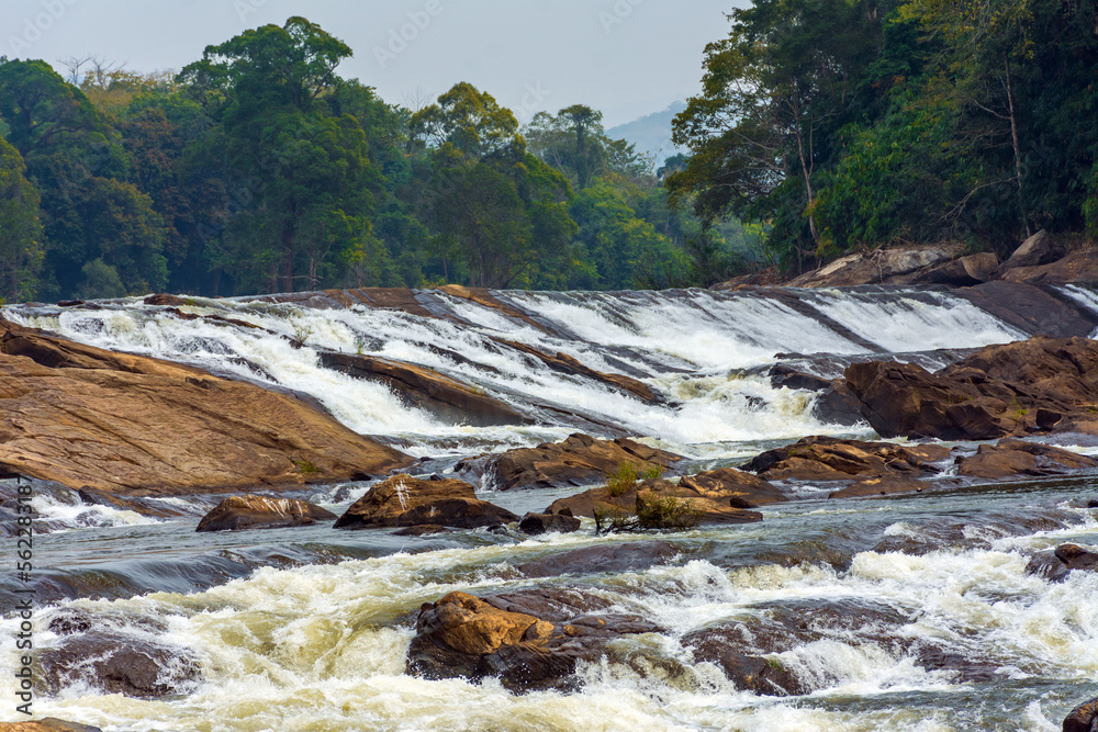 Vazhachal waterfalls Stock Photo | Adobe Stock