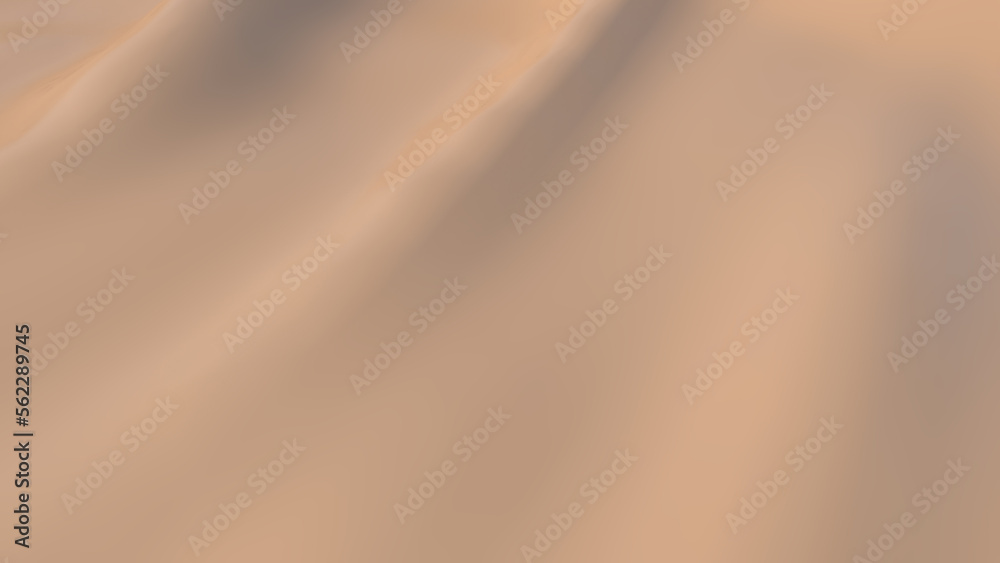 Light brown silk and satin or wrinkled cloth 3d render for fabric ...