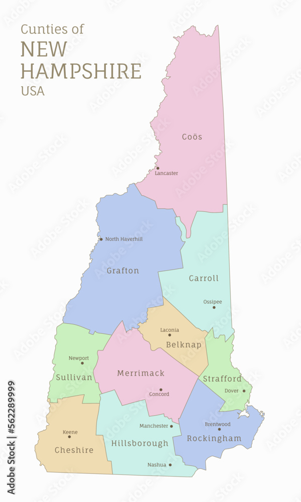 Map Of New Hampshire Massachusetts Border at Alexis Hayes blog