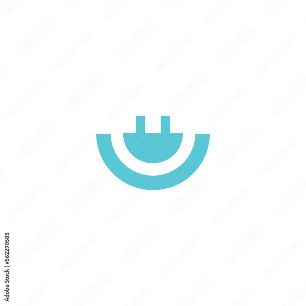 electric smile logo design. suitable for your company Stock Vector ...