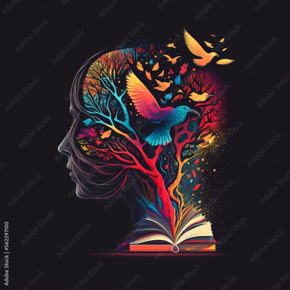 Knowledge and Wisdom Gained through Education and Learning vector art ...