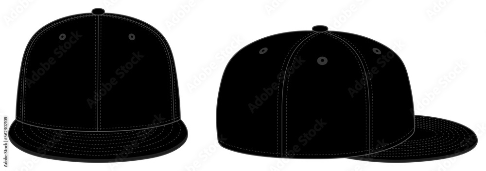 Baseball cap template illustration /png, no background Stock ...