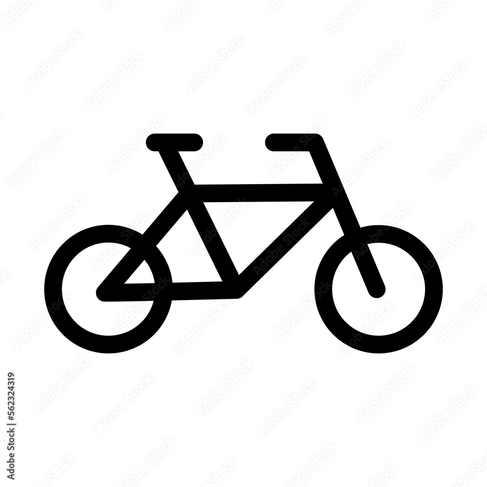 simple bicycle icon Stock Illustration | Adobe Stock