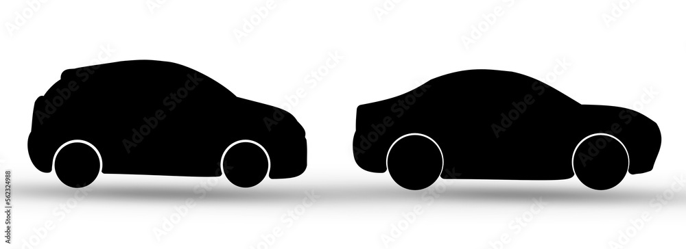 Car icon on transparent background used for web designing abd other ...