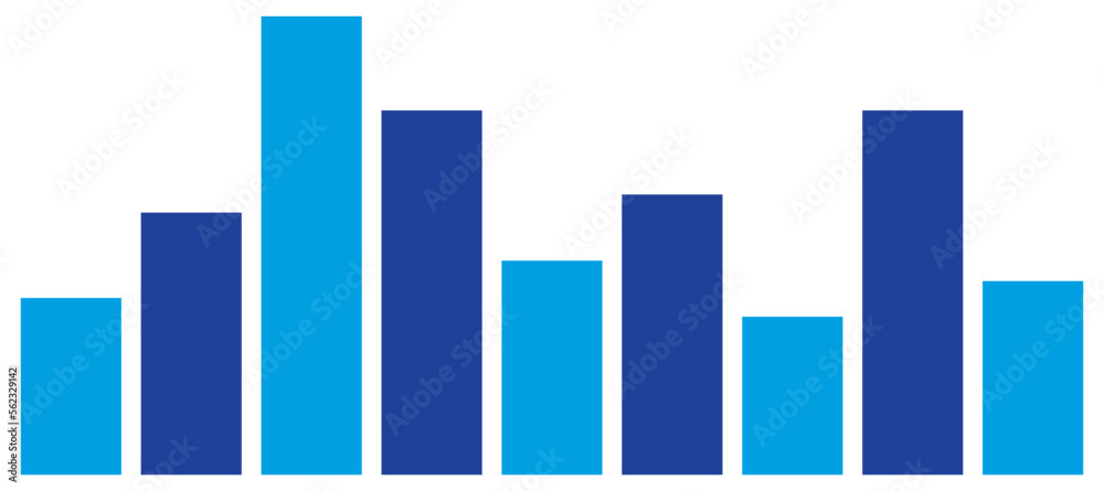 Economy financial chart bar background design template. Investment ...