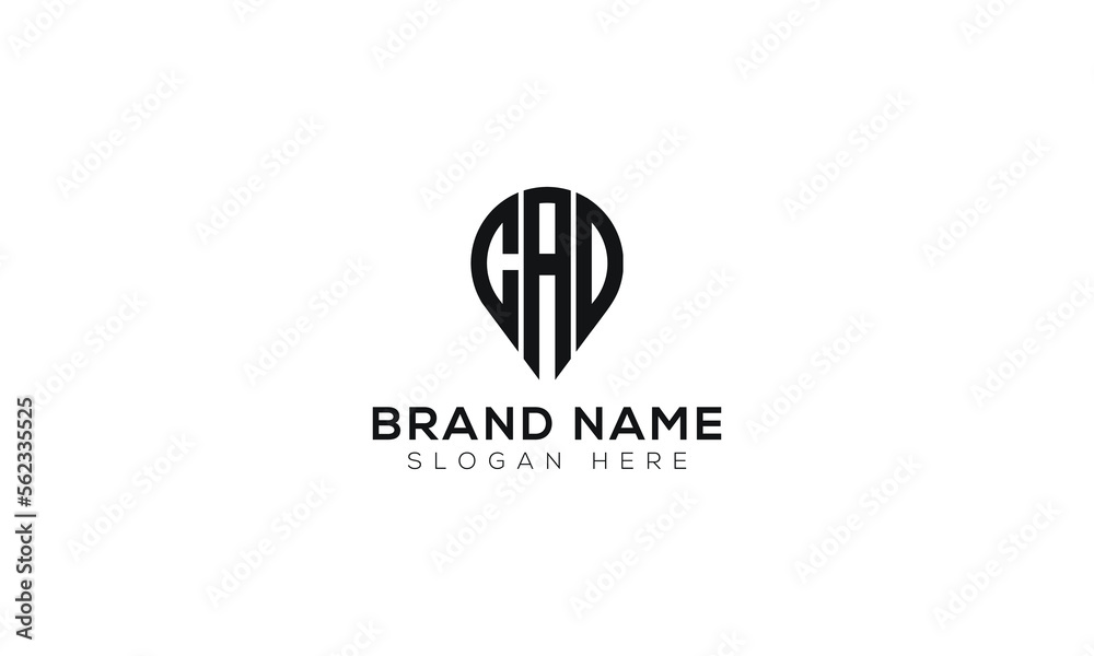 Initial Letter CAD Logo Design Minimal Lettering Logo CAD Logo Design ...