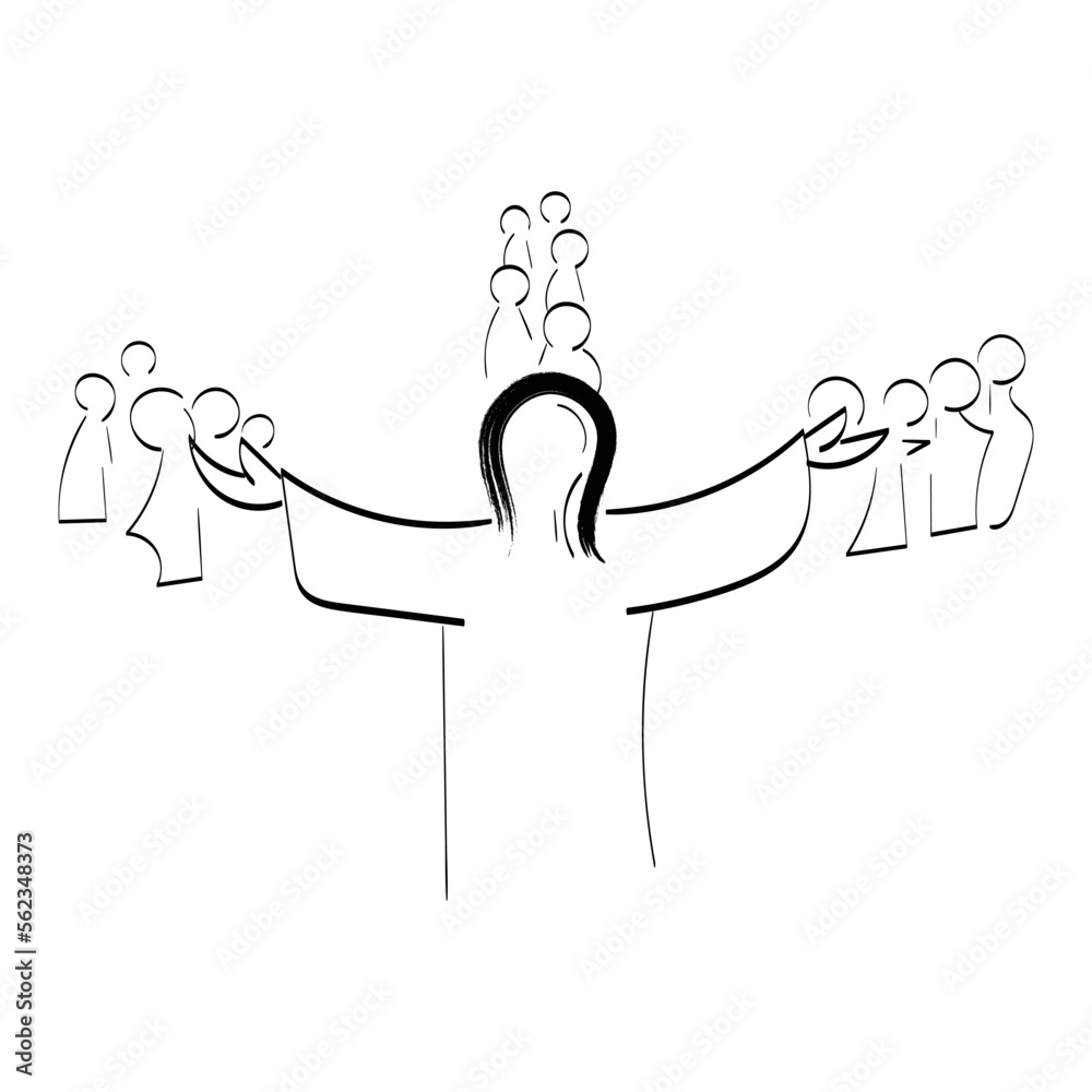 Scripture Illustration. The message of the Gospel of Jesus Christ ...