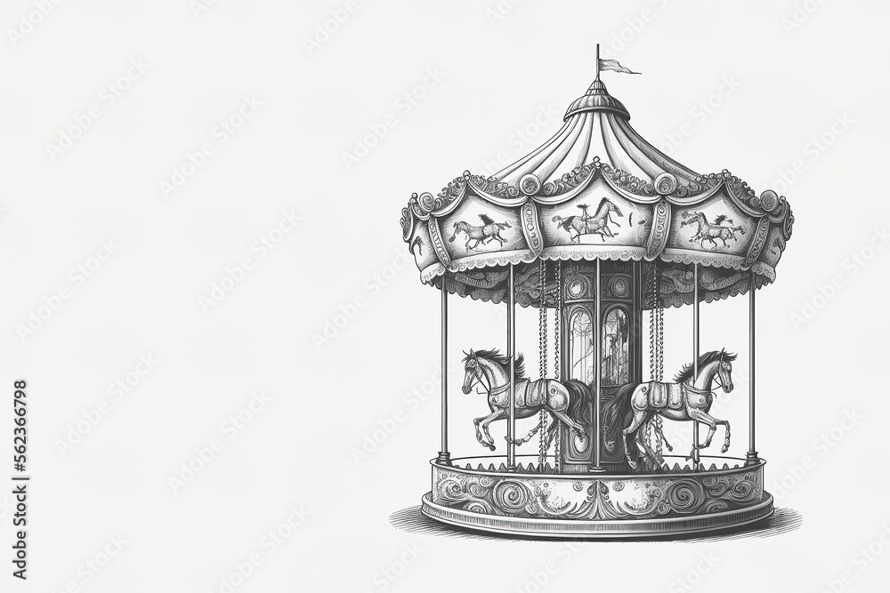 Carousel Drawing