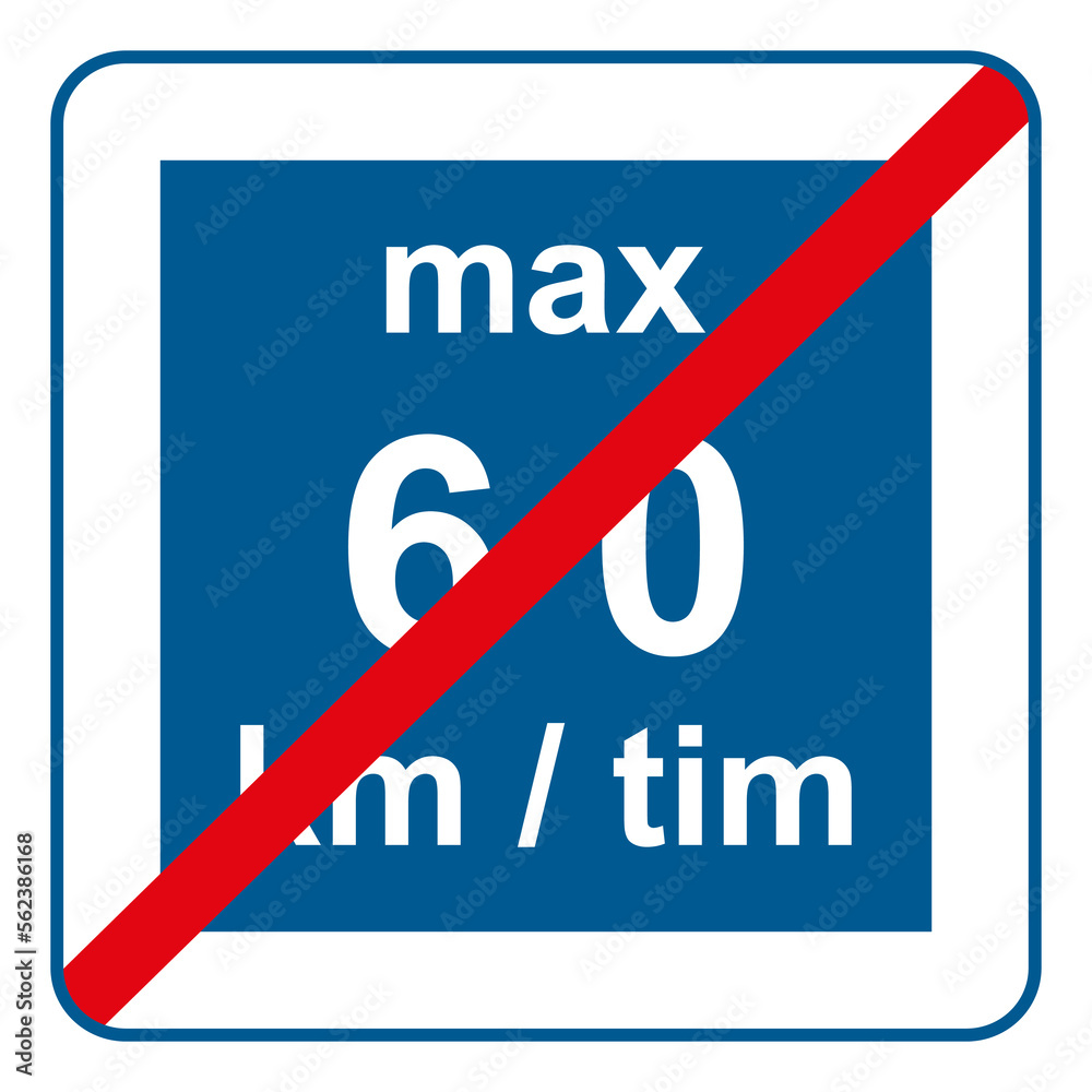 Traffic signs. Road signs. Instruction road signs. End of recommended ...