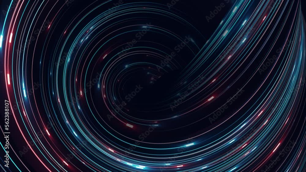 Abstract Technology Light Strokes Background/ 4k animation of abstract ...