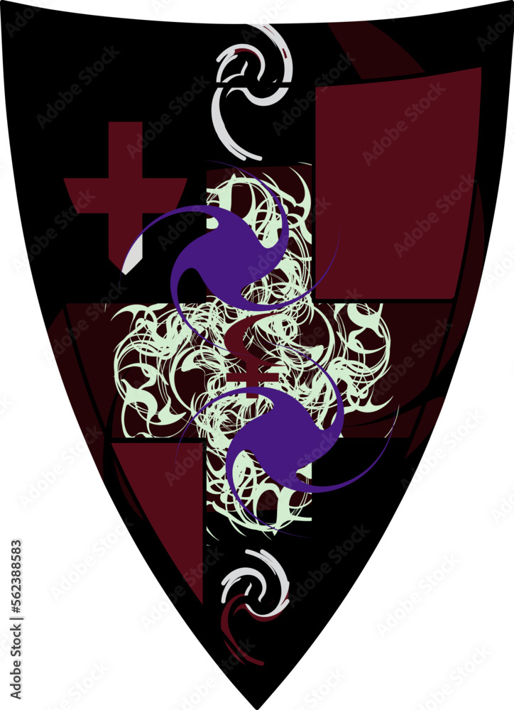 Lilith. Coat of arms, emblem, shield, tattoo design Stock Vector ...
