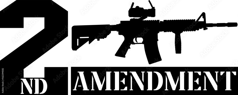 2nd Amendment cut file, SVG , Cricut, Silhouette , Eps, PNG , Graphics ...