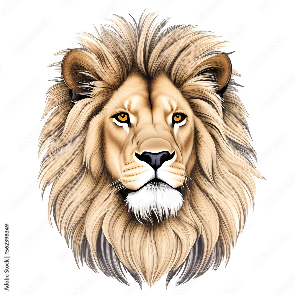 Lion Head Art