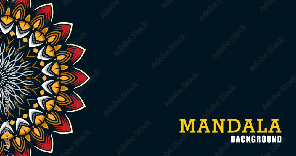 vector mandala design, for your various types of advertising needs ...