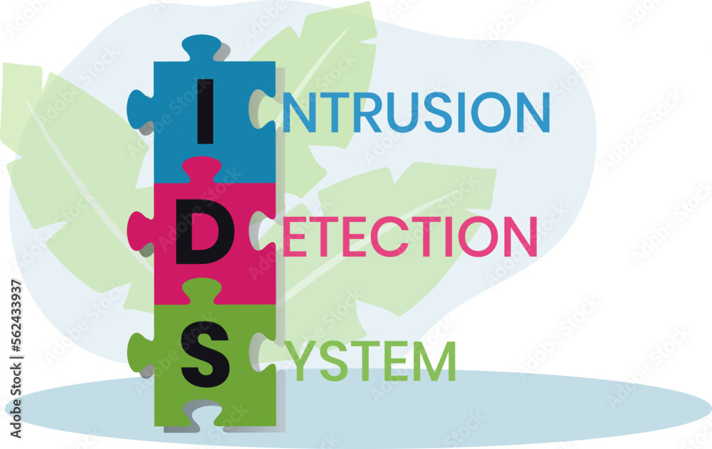 IDS - Intrusion Detection System acronym. business concept background ...