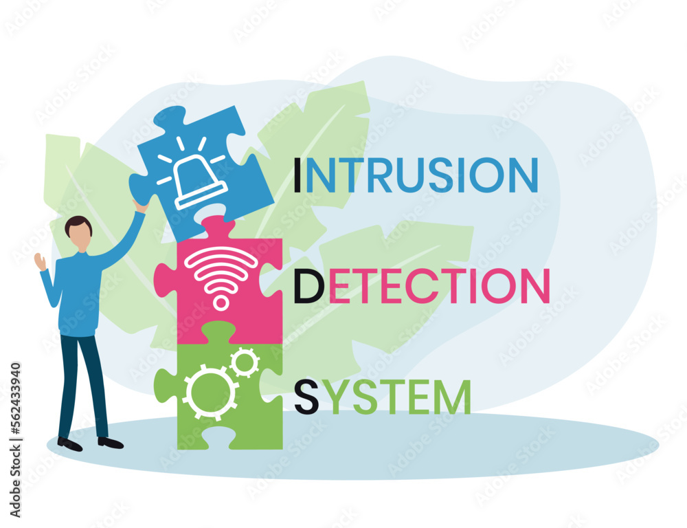 IDS - Intrusion Detection System acronym. business concept background ...