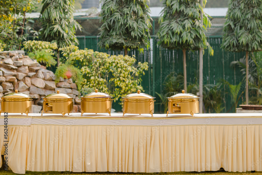 wedding food setup Stock Photo | Adobe Stock