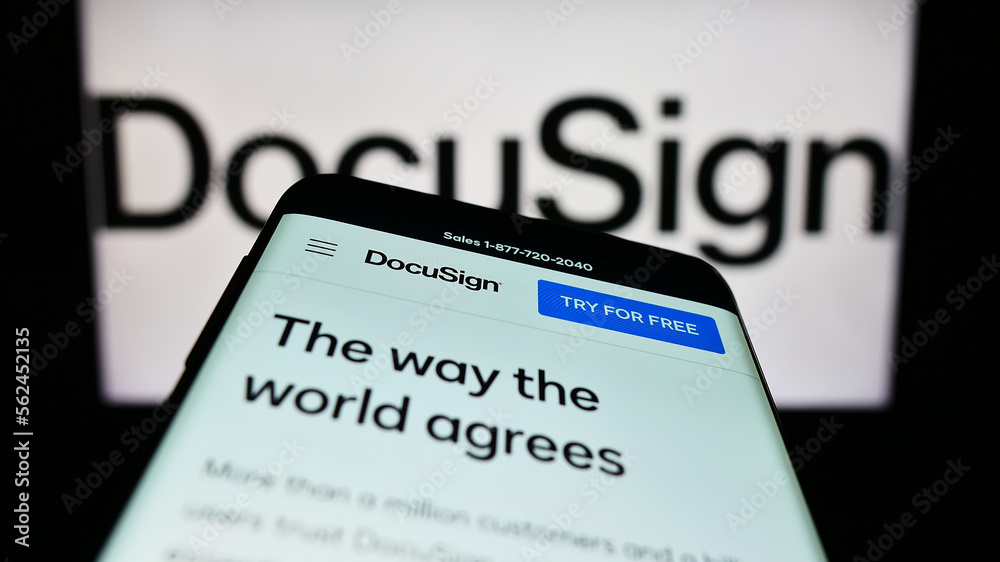 Stuttgart, Germany - 01-13-2023: Mobile phone with website of US ...