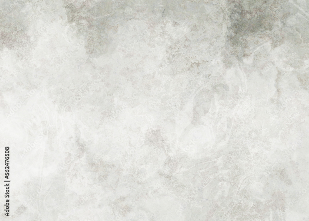 Abstract light grey tones banner with grey watercolor marbled line on ...