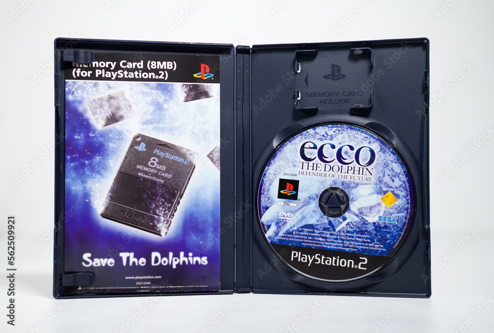 london, uk, 08.05.2023 Ecco the dolphin defender of the future Sony ...