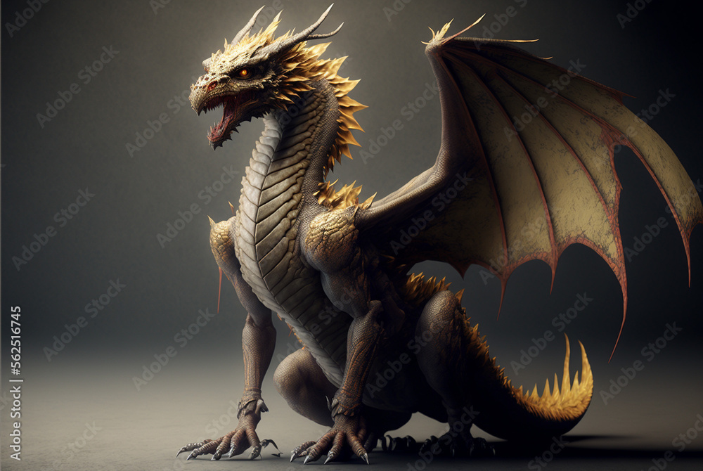 dragon statue, chinese dragon, dragon statue at the temple, dragon ...