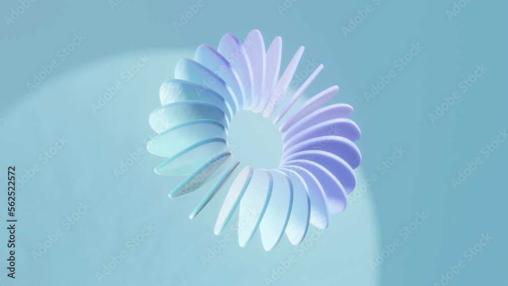 Abstract smooth shaped loading screen with pastel colors in 20s loop ...