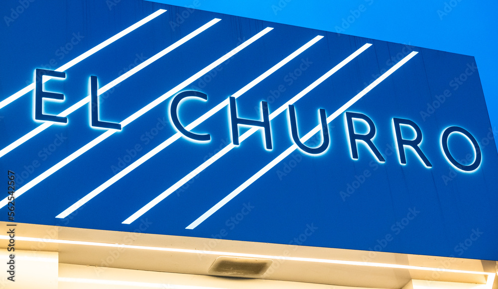 NEW YORK, NEW YORK - JANUARY 11, 2023: El Churro popular churro fast ...